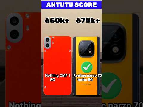 Nothing CMF 1 vs Realme narzo 70 turbo full comparison! Which is the best gaming phone under 20k