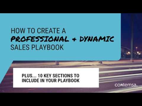 How to Create a Sales Playbook