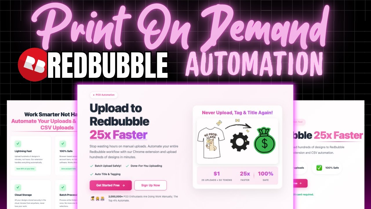 How To Automate Redbubble Uploading & Creation (Complete Print On Demand Automation Tutorial)