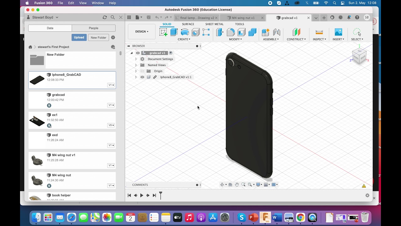 Add stock 3D models with 