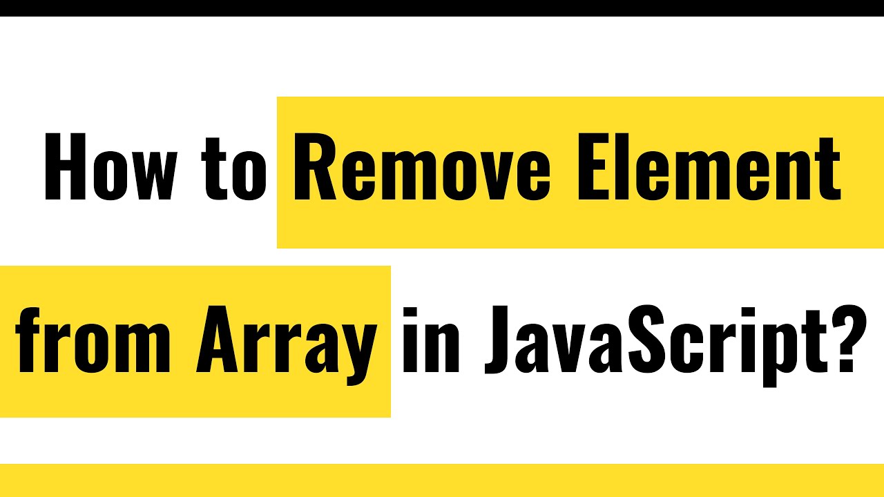 ✅ JavaScript Array | Remove Element from Array | Array Pop Method | Array Shift Method
