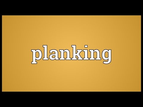 Planking Meaning