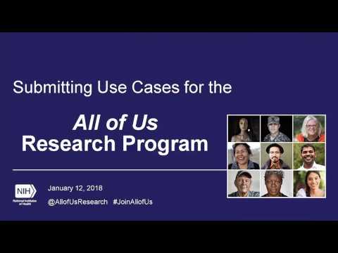 How to Submit a Use Case for the All of Us Research Program