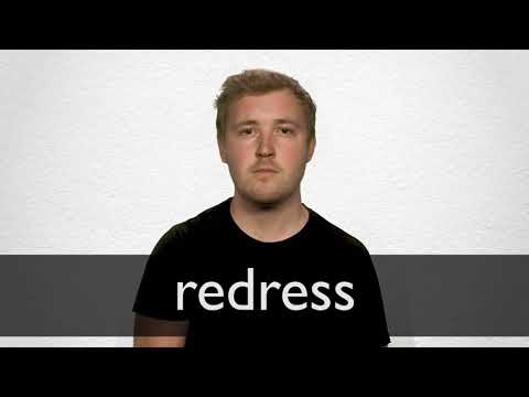REDRESS definition and meaning | Collins English Dictionary