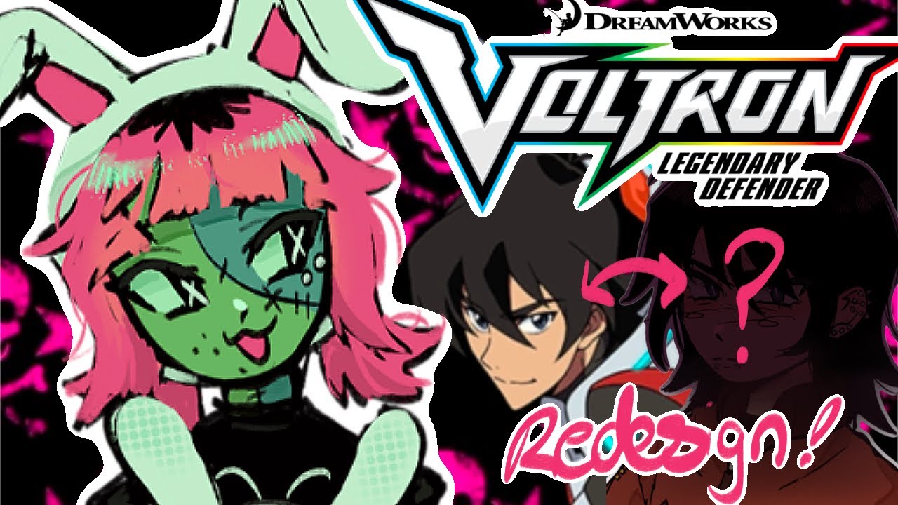 REDESIGNING VOLTRON CHARACTERS (speedpaint + commentary)