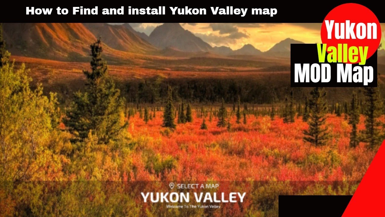 Farming Simulator 22, Yukon Valley map mod find and install