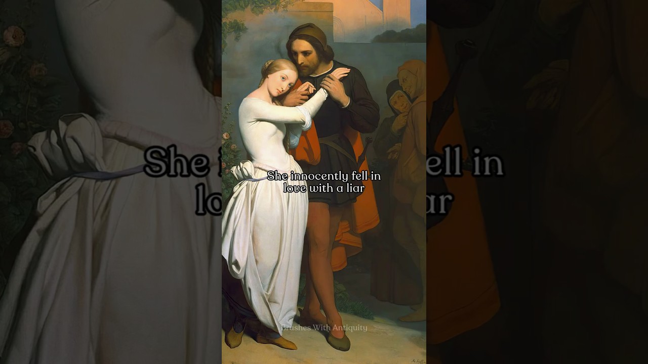 Faust And Marguerite #history #art #painting