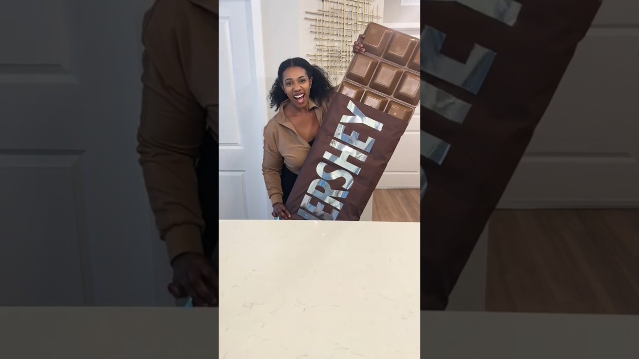Giant Hershey’s Chocolate Candy Bar #diy #chocolate