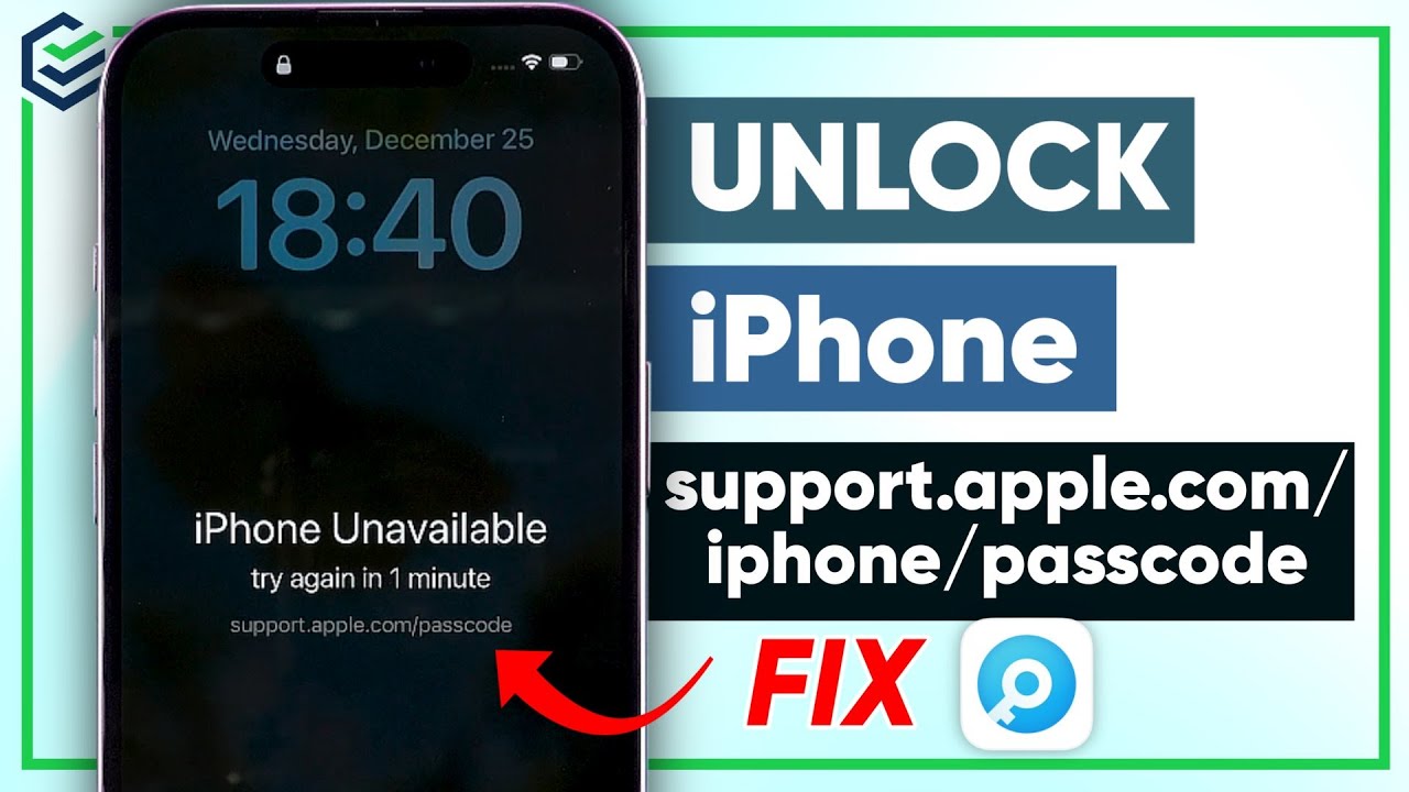 How to Unlock support.apple.com/iphone/passcode Screen? | without Computer Solution