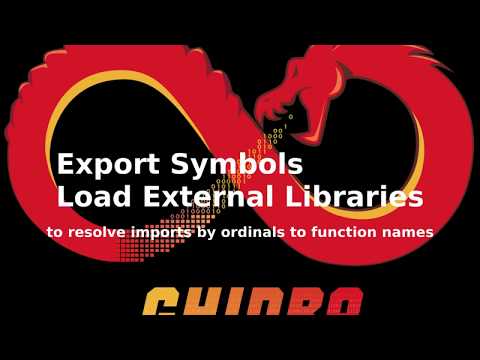 Ghidra: Export Symbols and Load External Libraries (to resolve imported function names)