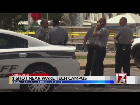 1 shot in broad daylight at apartments near Wake Tech campus, sheriff says