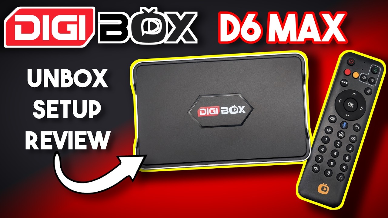 DIGIBOX D6 MAX (Android TV Box) - Unbox & Review