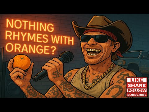 "NOTHING RHYMES WITH ORANGE? THIS ONE DOES. π₯"