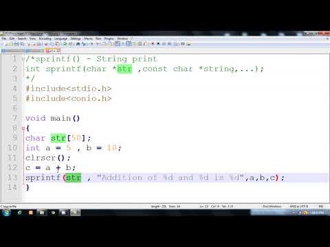 Learn sprintf function in C Language By Pankaj Panjwani YCT Academy | Hindi - Mind Luster