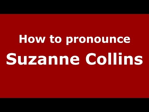 How to pronounce Suzanne Collins (American English/US) - PronounceNames.com
