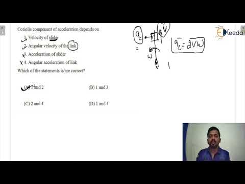 Practice Question 1: Coriolis Acceleration - Velocity and Acceleration Analysis - GATE Video ...