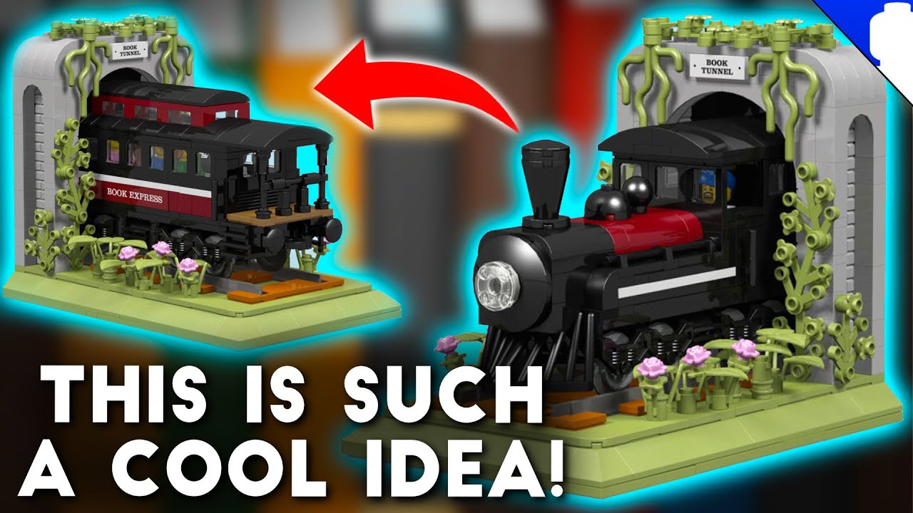 LEGO Ideas Train Bookends Project Hits 10,000 Supporters!