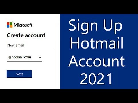 How to create an "Hotmail" account for free?
