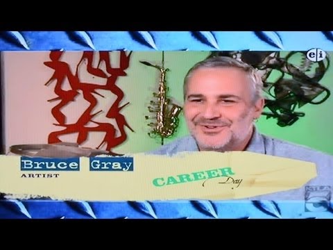 Career Day TV Show - Art Careers episode featuring artist Bruce Gray