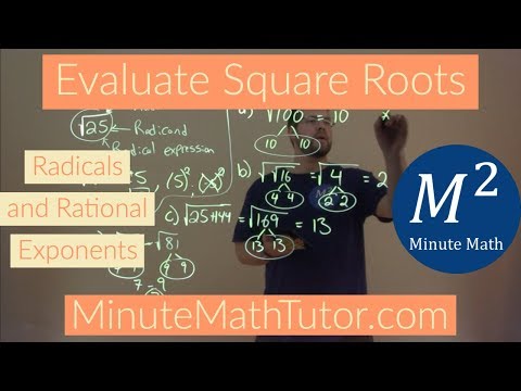 Evaluate Square Roots | Radicals and Rational Exponents | College Algebra