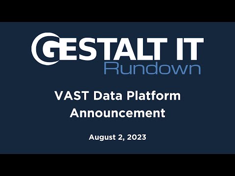 VAST Data Platform Announcement