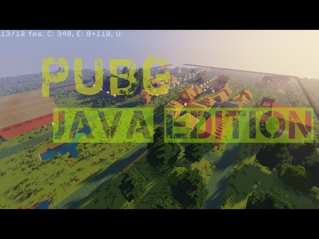 PUBG Java Edition Minecraft Map