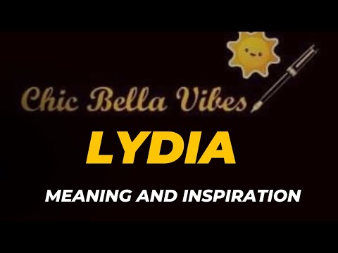 Exploring the Significance of the Name LYDIA #namemeaning #name #lydia