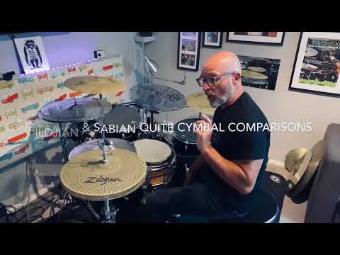 Zildjian and sabian quite cymbals Comparison video