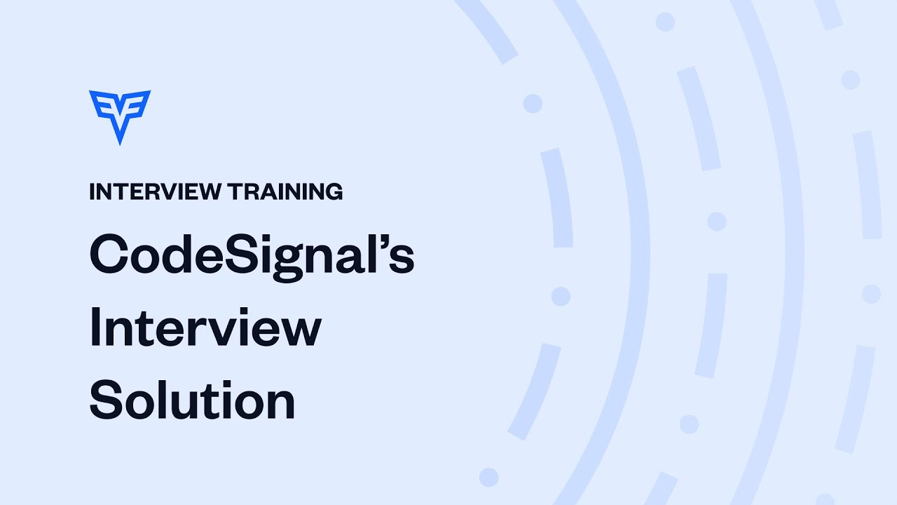 Interview Training: Navigating CodeSignal's Interview Solution