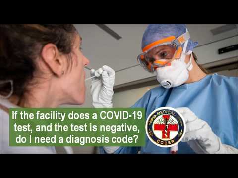 If a patient's COVID-19 test is negative, do you need a diagnosis code?
