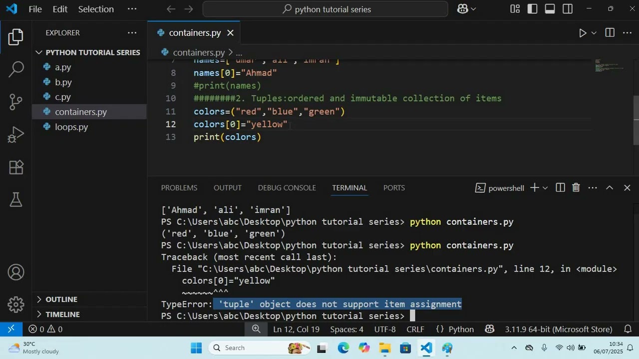 Python Data Structures Full Tutorial | Lists, Tuples, Dictionaries, Sets, Stack & Queue Explained