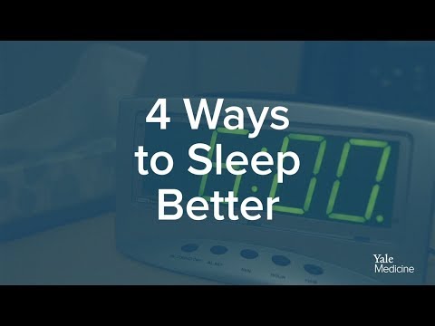 #FourThings To Improve Your Sleep
