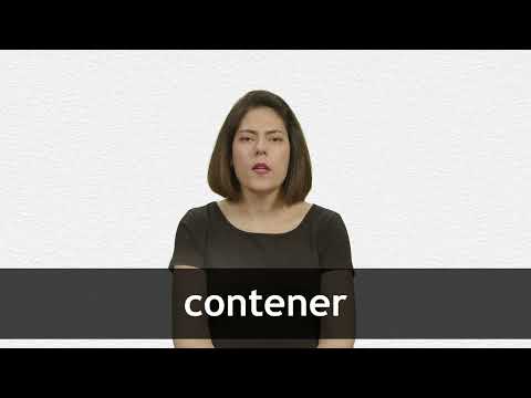 English Translation of “CONTENER” | Collins Spanish-English Dictionary