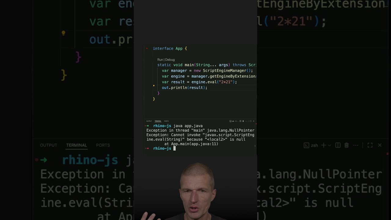 Java Scripting with JSR-223 and Rhino #java #shorts #coding #airhacks