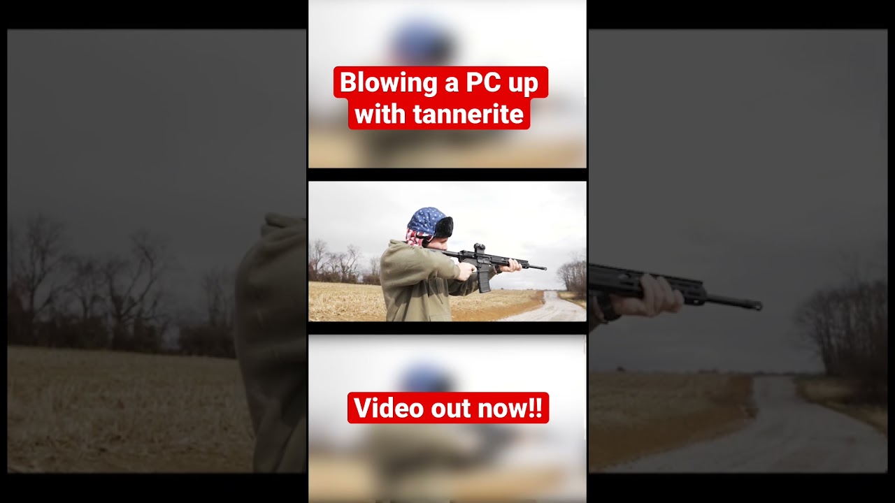 Computer gets blown to shreds from Tannerite #explosion#Tannerite