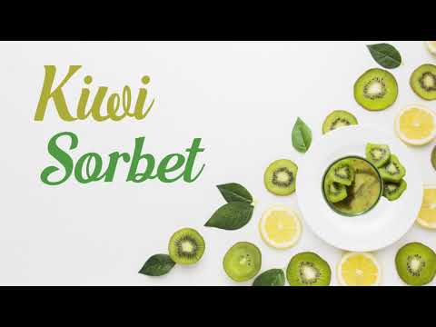 Healthy Kiwi Sorbet Recipe