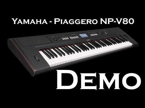 Yamaha NP-V80 Piaggero Piano - O Melhor Piano Digital Portátil
