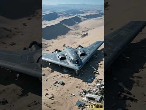B-2 Bomber is down on desert #warzone #iran #israel #b2b #bomber