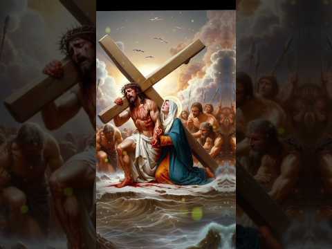 María Dolorosa Cradles Jesus Tenderly in Her Arms | A Powerful Scene of Love