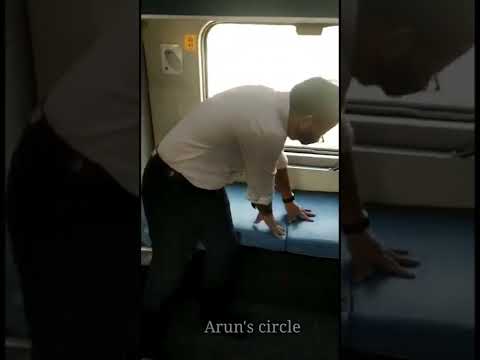 Train side Lower Berth new adjustment option | Sleeper class trains #indianrailways #shorts