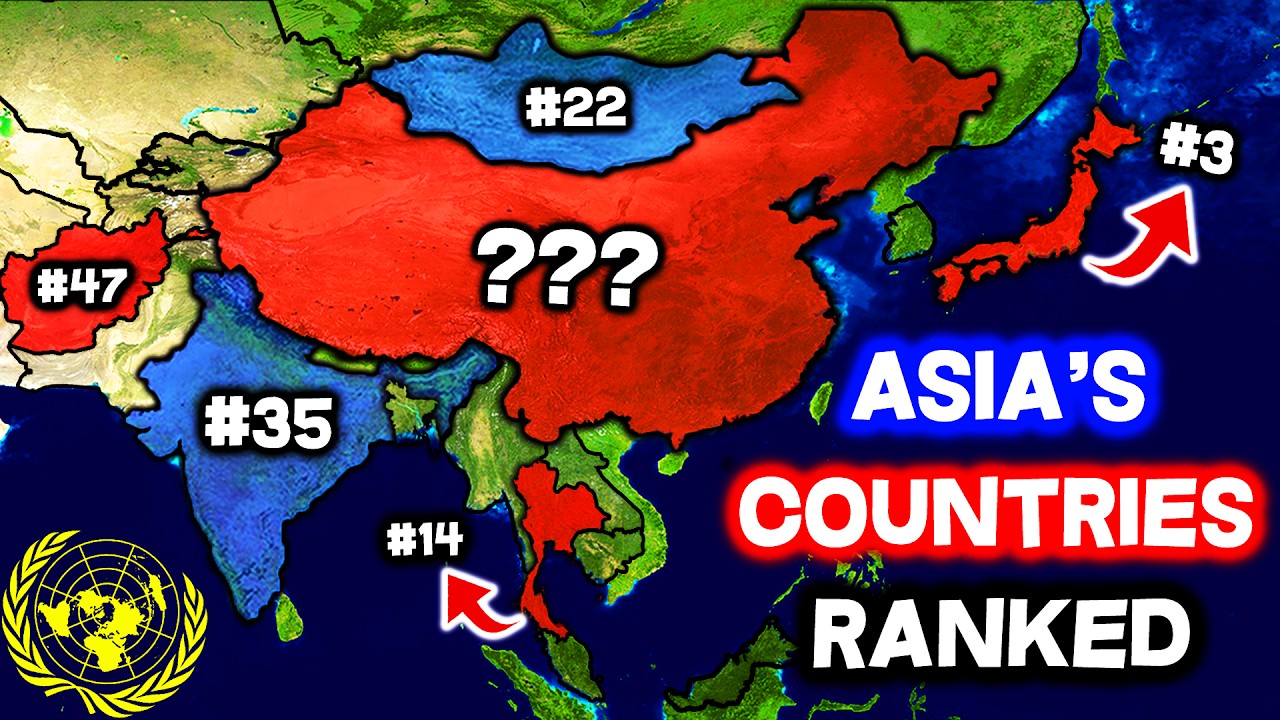 Ranking the 48 Countries in Asia from Worst to Best | Galaxy.ai