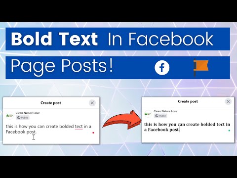 How To Bold Text In A Facebook Post? [in 2025] Facebook Page Post Formatting Hack & Workaround
