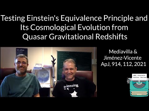 AAS Journal Author Series: Evencio Mediavilla and Jorge Jiménez-Vicente on 2021ApJ…914..112M