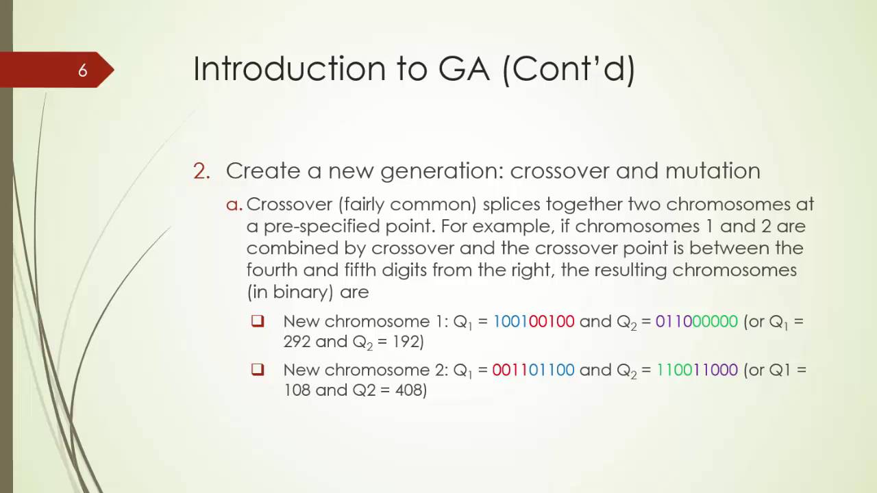 PMS8.0 Intro to Genetic Algorithm