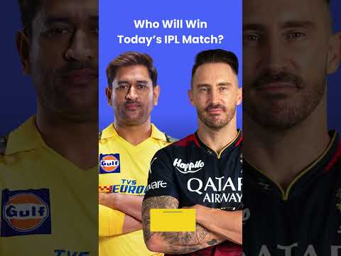 Who Will Win Today’s IPL Match? | IPL 2024, Match 1 | CSK vs RCB Today Match Prediction | IPL 2024