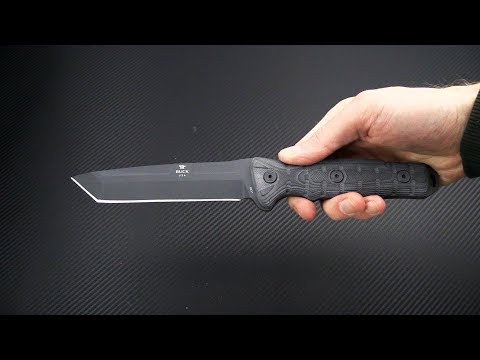 Buck GCK Tanto 0893BKS Sniper Grey Cerakote 5160 G10 Combat and ...