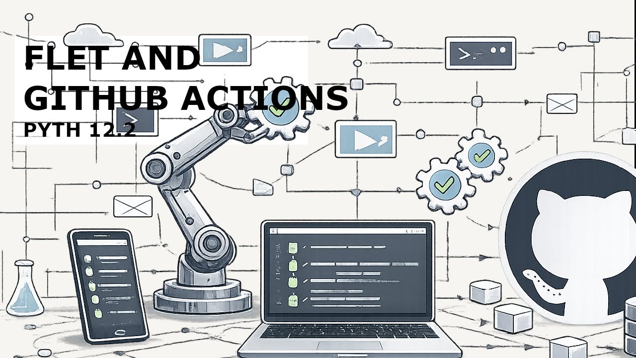 60 Deploy a Flet App to GitHub Pages with GitHub Actions (Upgrade to Flet 1.0 Beta) - PYTH 12.2