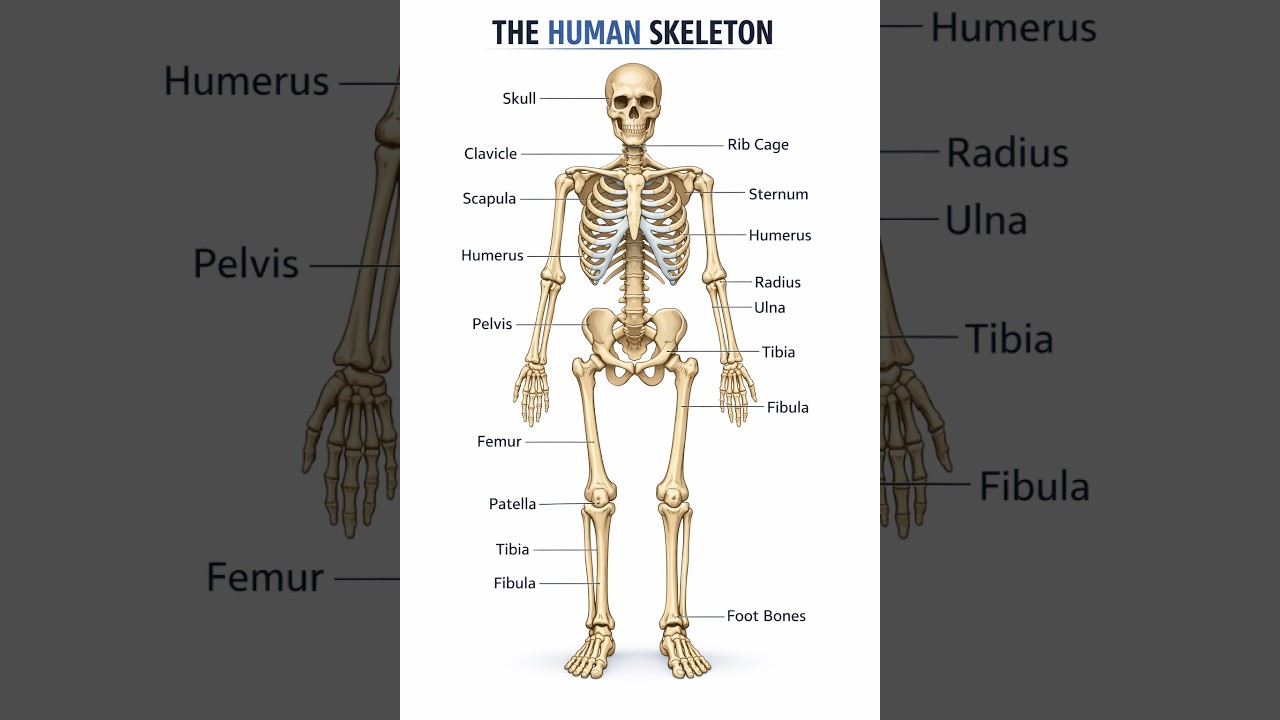 Human Skeleton Illustration