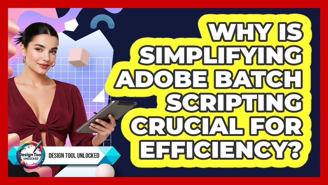Why Is Simplifying Adobe Batch Scripting Crucial For Efficiency? - Design Tool Unlocked