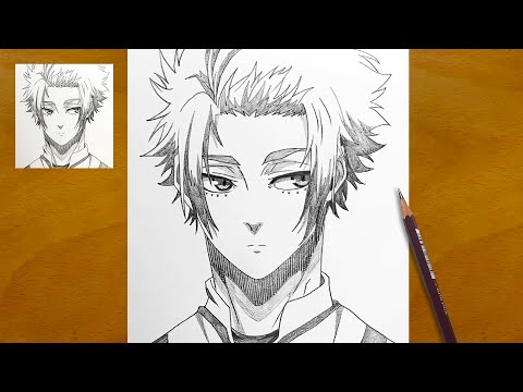 How to draw Sae Itoshi step by step || Blue Lock anime sketch || Easy anime drawing